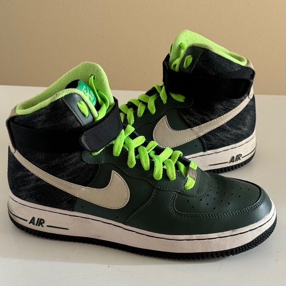 Nike | Shoes | Nike Air Force High Af1 Vintage Green Mortar Lime ...